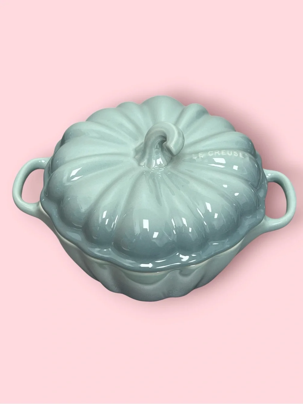 Le Creuset | Kitchen | Le Creuset Stoneware Mini Pumpkin Cocotte Sea ...